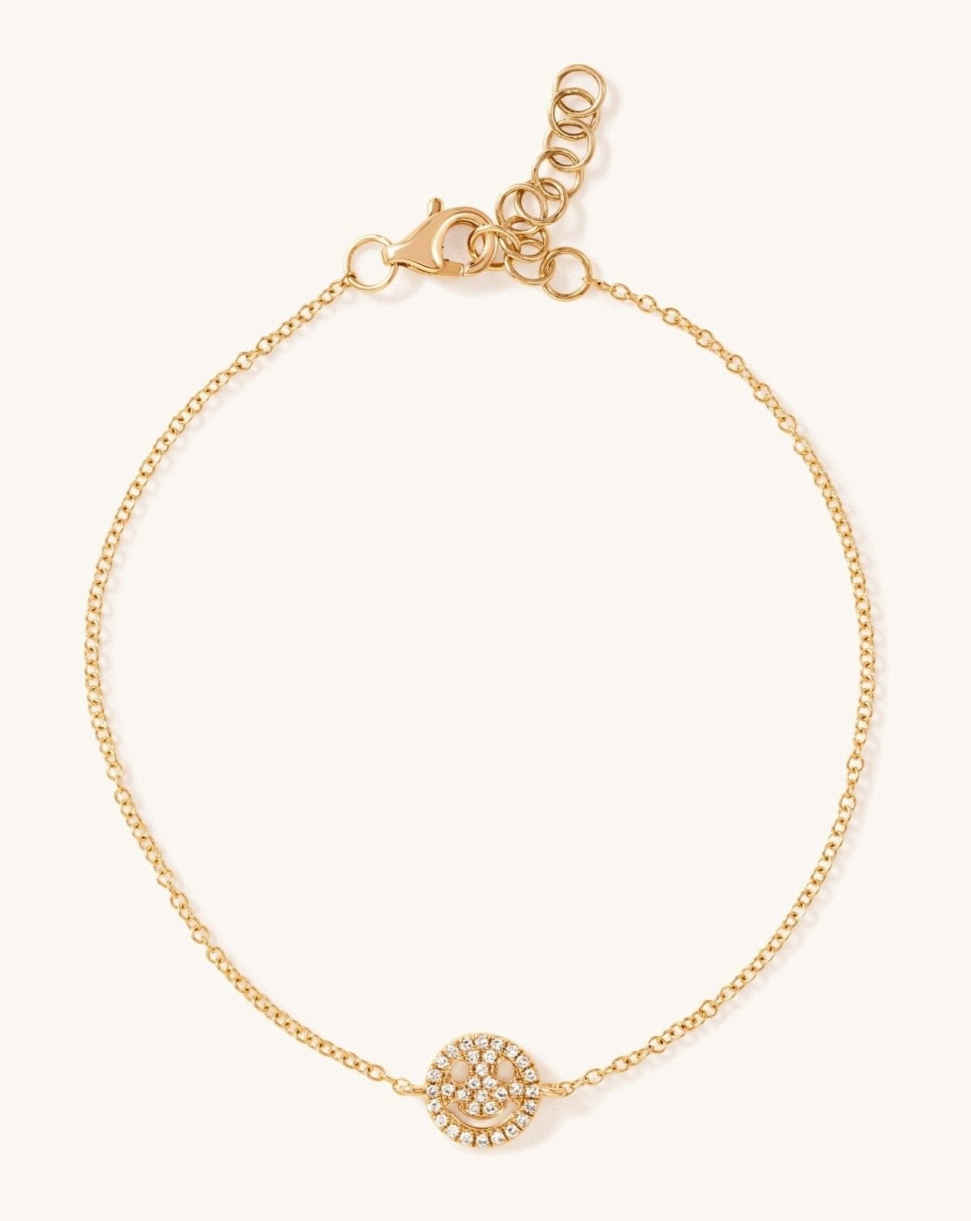 Diamond Smiley Face Bracelet | Sparkle Society