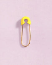Enamel Safety Pin Earrings | Sparkle Society