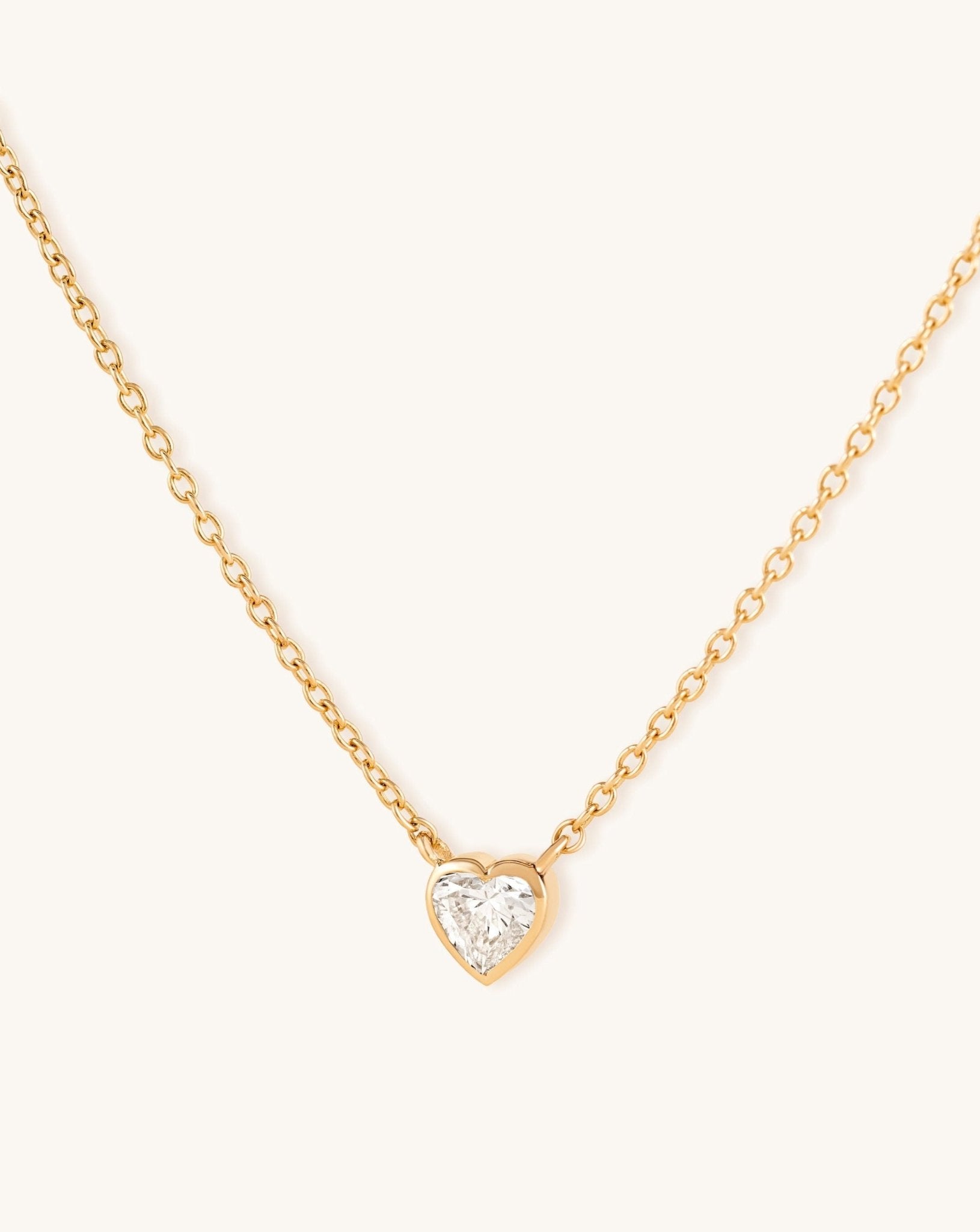 Fancy Diamond Bezel Cable Chain Necklace | Sparkle Society