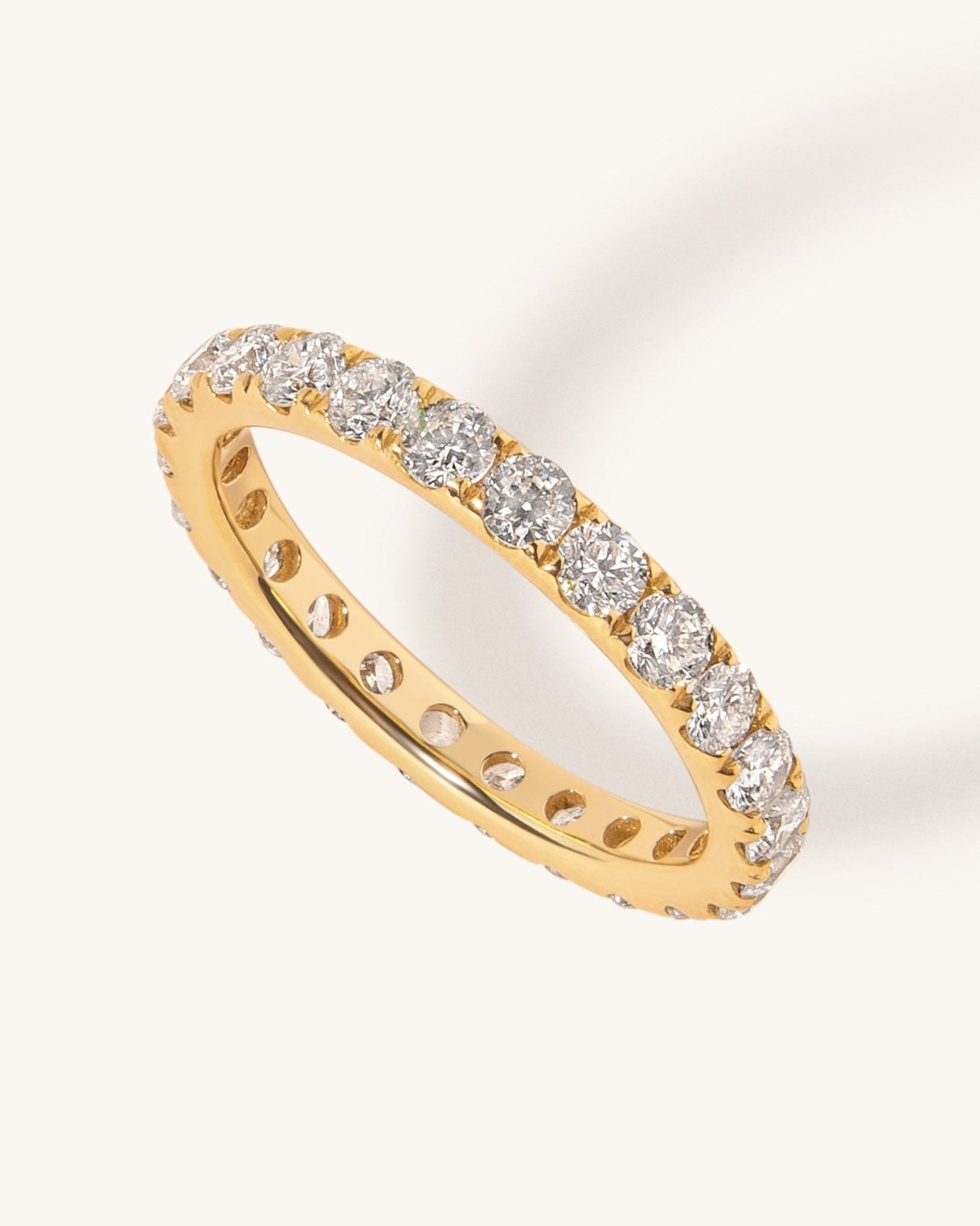Jumbo Diamond Eternity Band Ring | Sparkle Society