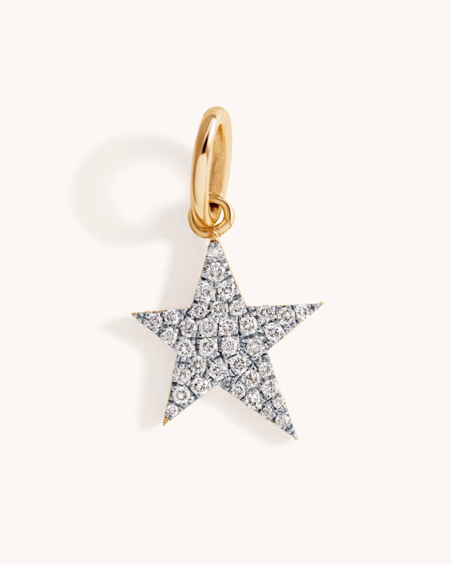 Mini Diamond Shooting Star Charm | Sparkle Society