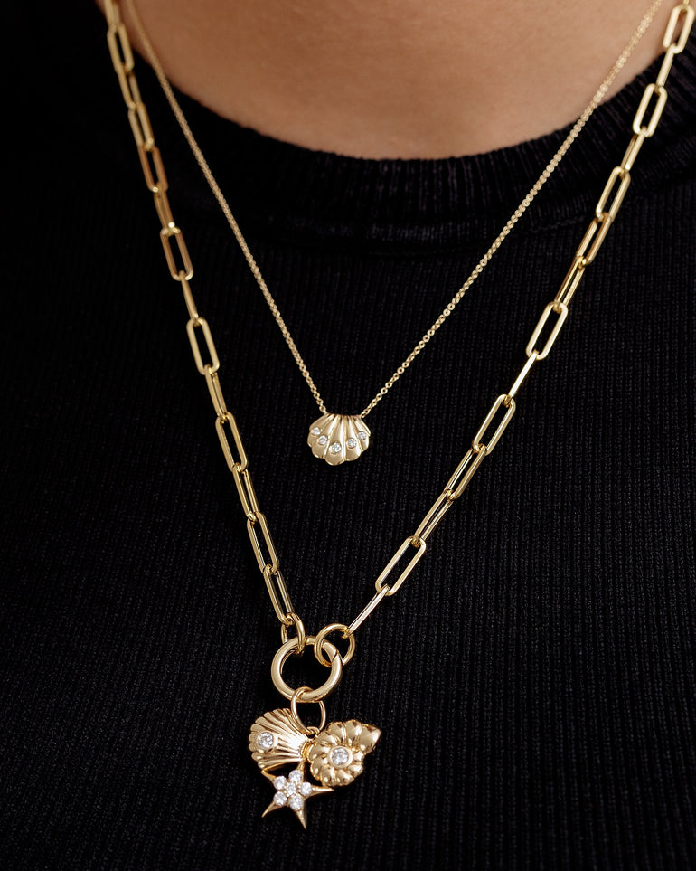 Paper Clip Split Chain | Sparkle Society