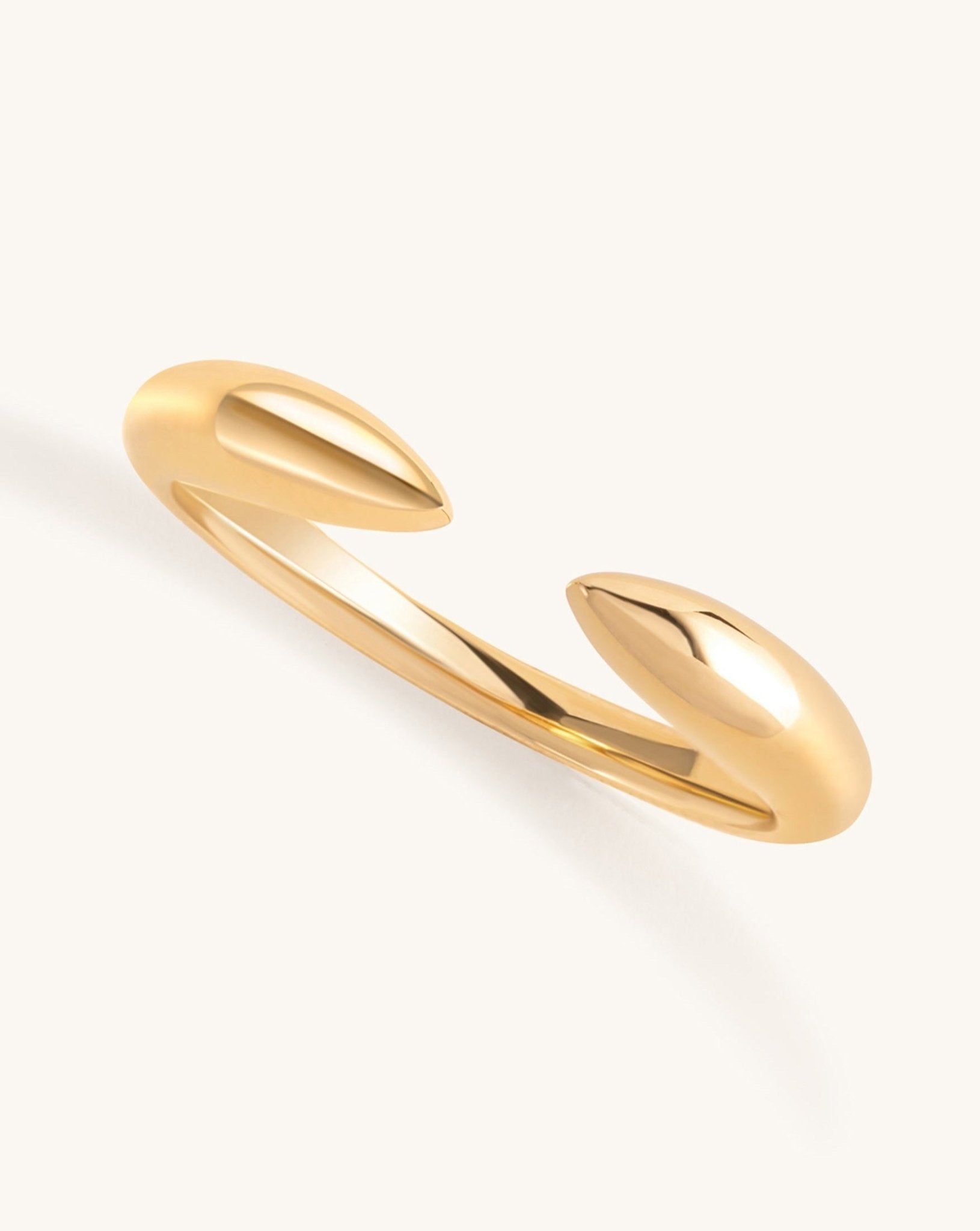 Solid Gold Claw Ring | Sparkle Society