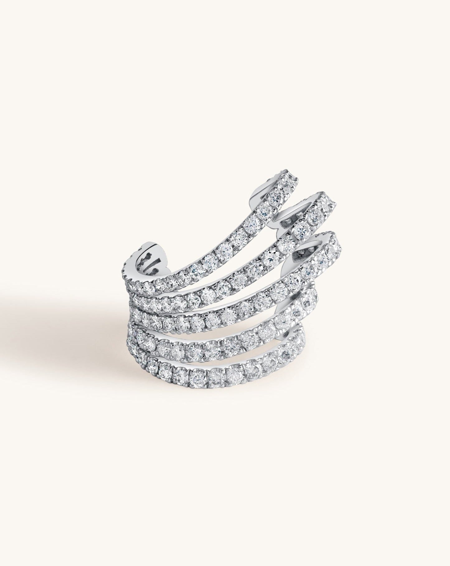 Statement Diamond Cage Ear Cuff | Sparkle Society