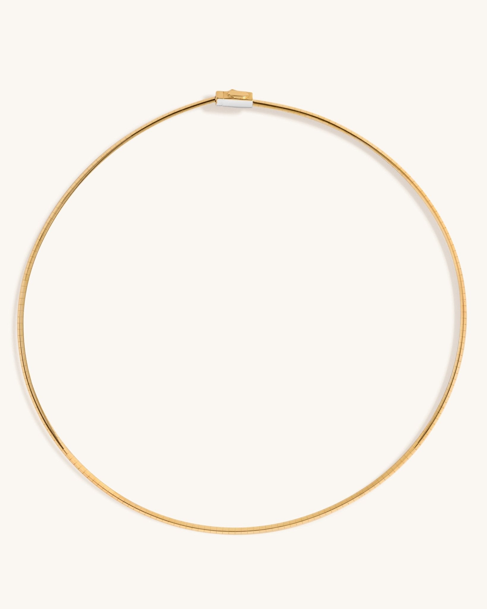 Two Tone Reversible Omega Necklace | Sparkle Society