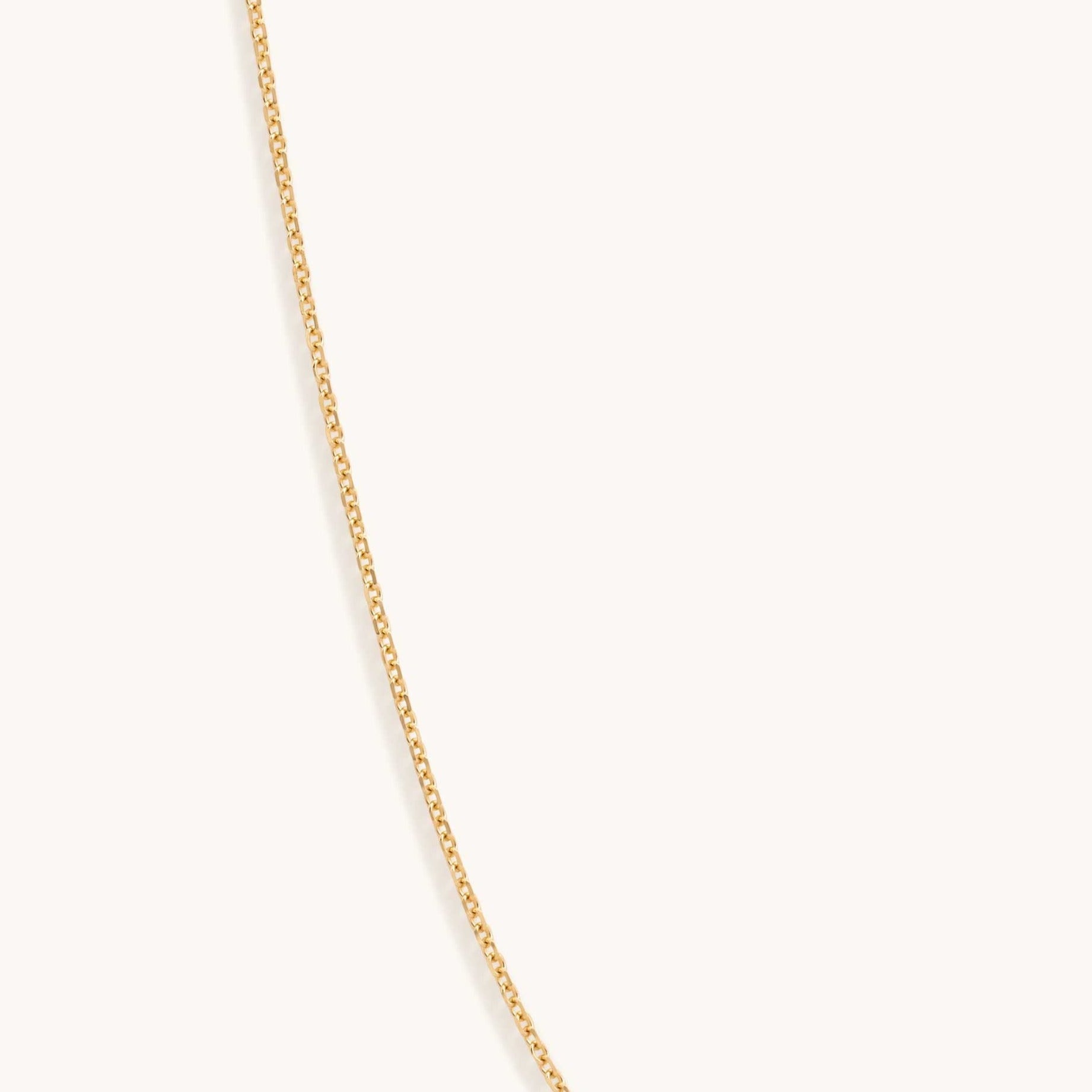 1.5mm Solid Gold Cable Chain | Sparkle Society