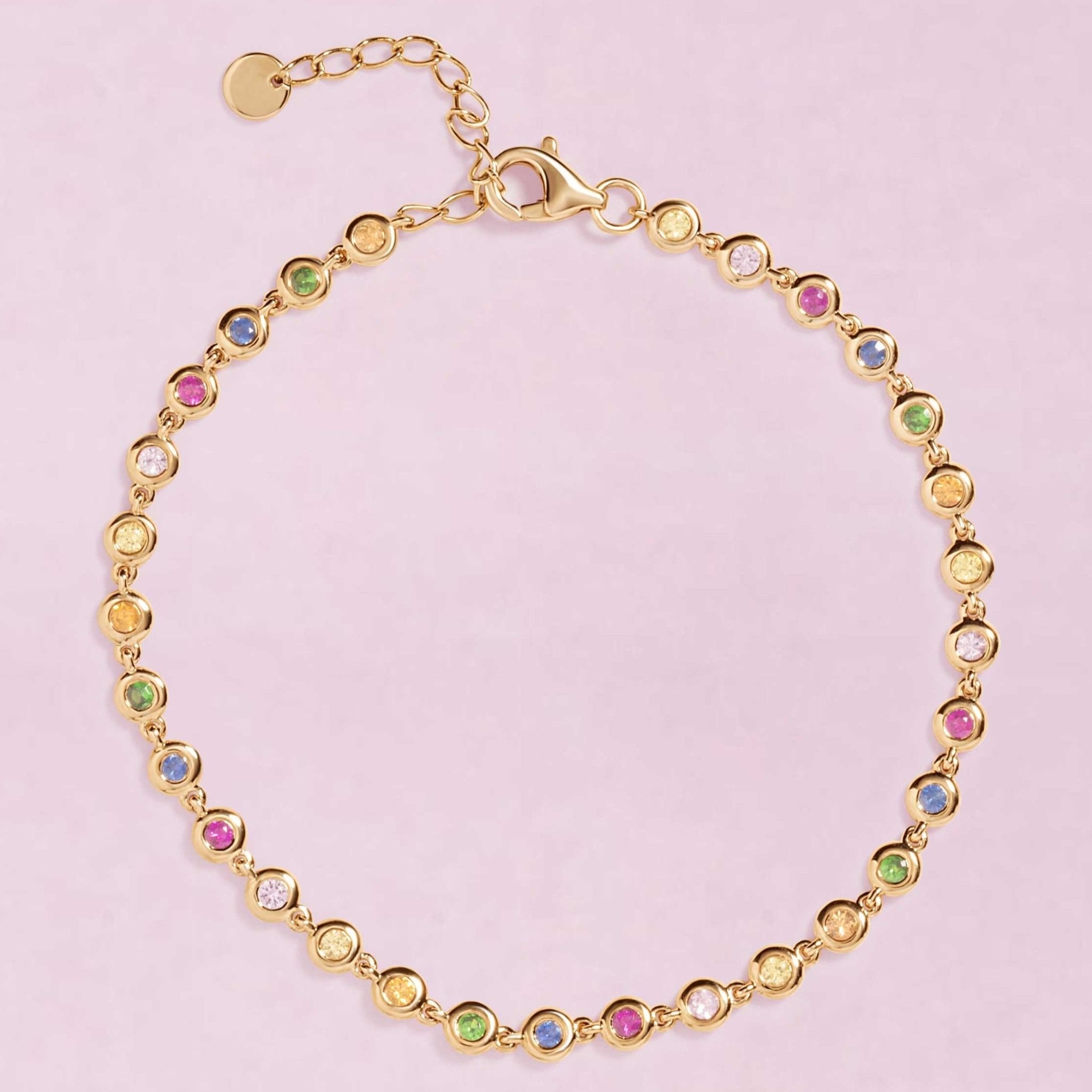 Gemstone Bezels Bracelet | Sparkle Society