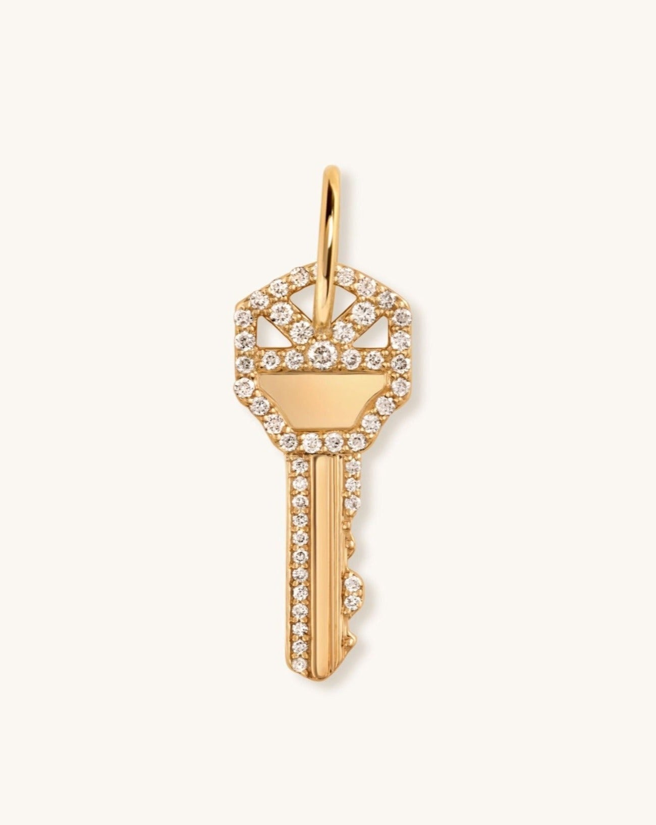 Iconic Diamond Key Charm | Sparkle Society